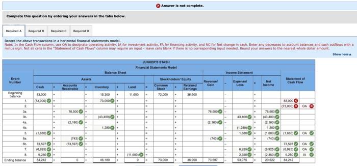 Solved Exercise 4-17A (Algo) Comprehensive exercise with | Chegg.com