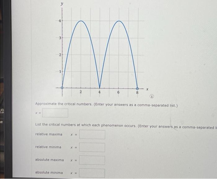 Solved Approximate the critical numbers of the function | Chegg.com