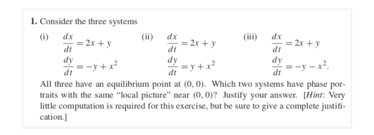 Solved Consider the three | Chegg.com