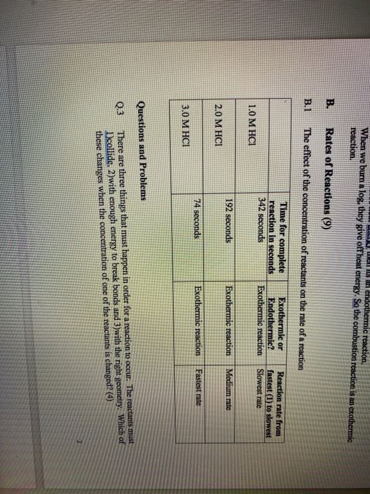 Solved 1. there are three things that must happen in order | Chegg.com