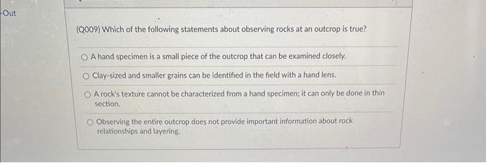 Solved (Q009) Which of the following statements about | Chegg.com