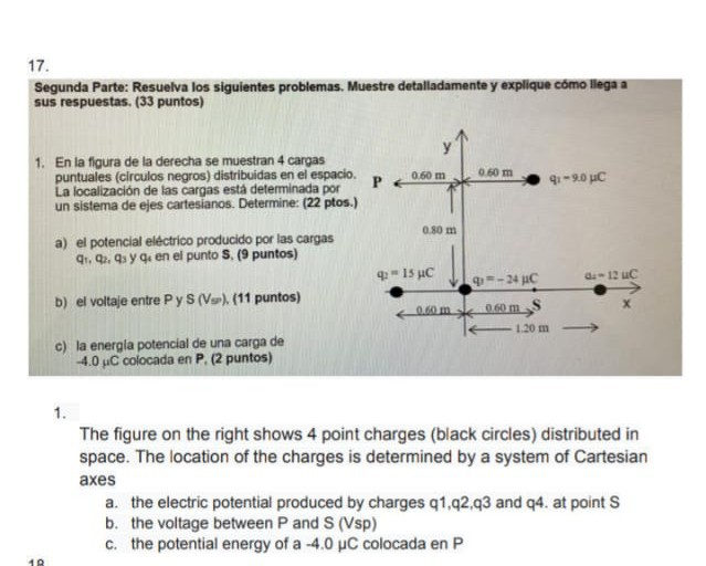 Solved 17. Segunda Parte: Resuelva los siguientes problemas. | Chegg.com Solved 17. Segunda Parte: Resuelva los siguientes problemas. | Chegg.com