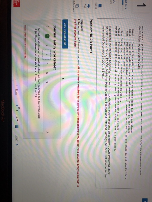 Solved er 10 Homework (Algo) / Help Save & Exit Check my | Chegg.com