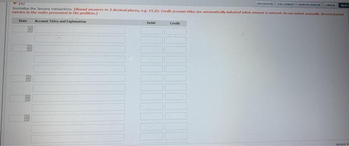 Solved DO Problem 11-04A a b (Part Level Sun (Video) The | Chegg.com
