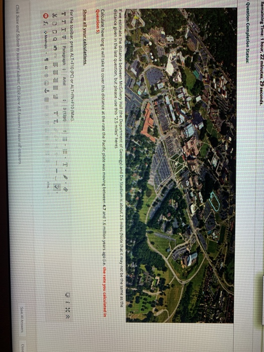 Remaining Time: 1 hour, 22 minutes, 29 seconds. | Chegg.com