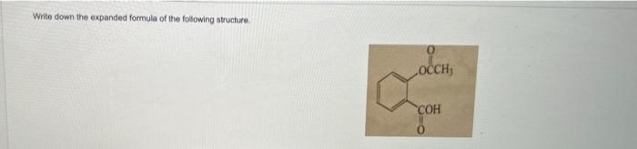 Solved Write down the expanded formula of the following | Chegg.com