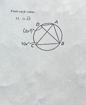 Solved Find each value. | Chegg.com