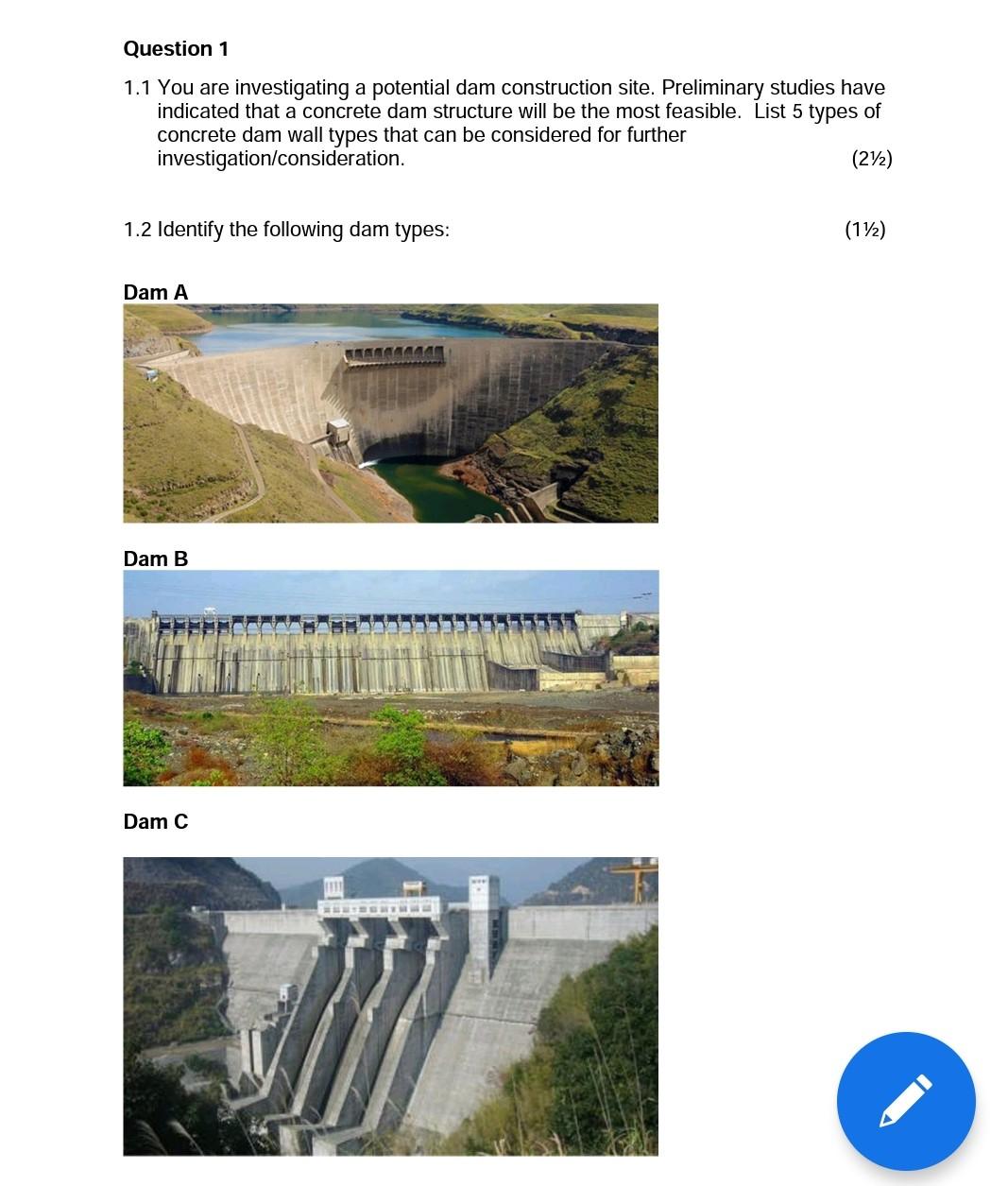 Gravity Dam Construction