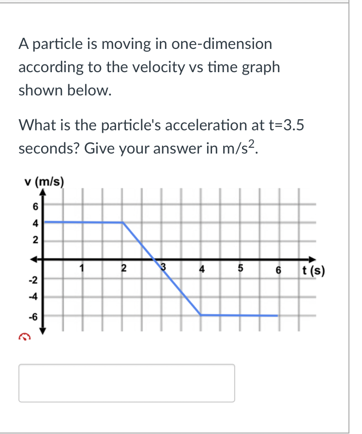 Solved A particle is ﻿moving in ﻿one-dimension according to | Chegg.com