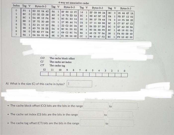 Solved Suppose We Have A System The Memory Byte Is