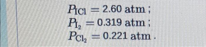 Solved Consider the following reaction: I2( g)+Cl2( | Chegg.com
