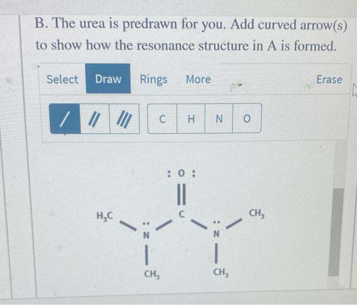 Solved Consider the structure of the urea shown. H₂C. CH CH, | Chegg.com