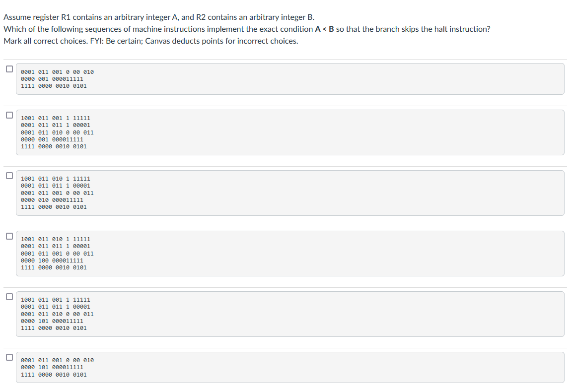 Solved Assume Register R1 contains An Arbitrary Integer A