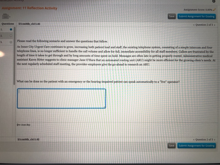 Solved Assignment: 11 Reflection Activity Assignment Score: | Chegg.com