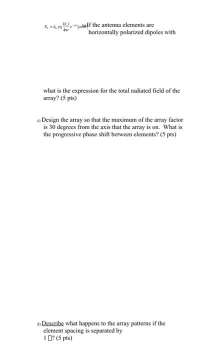 Solved 5. A 15-element uniform linear scanning array has 14 | Chegg.com