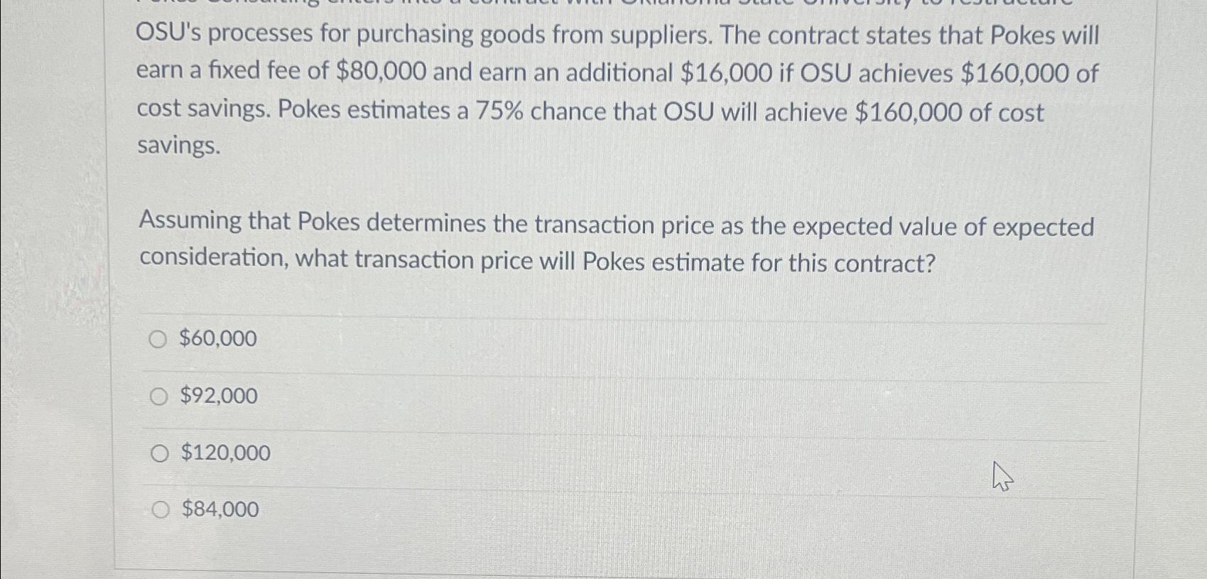 Solved OSU's processes for purchasing goods from suppliers. | Chegg.com