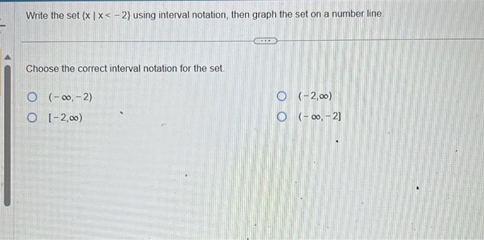 Solved Write the set {x∣x