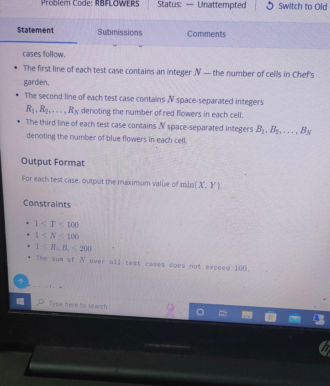 Solved Problem Chef has a garden containing N cells. The | Chegg.com