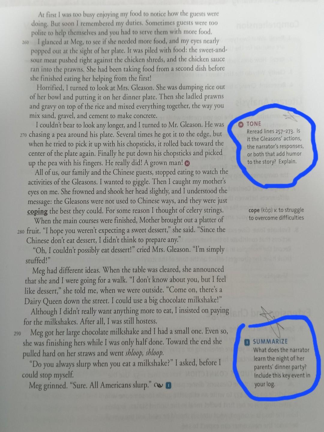 lesson: the all-American slurp (lensey | Chegg.com