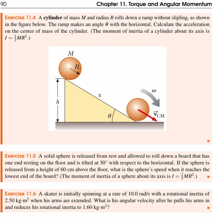 Solved 90 Chapter 11. Torque and Angular Momentum Exercise | Chegg.com
