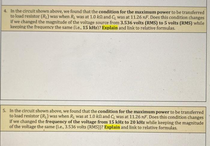 Solved solve 4-5-6 only by the theoretical values that are | Chegg.com