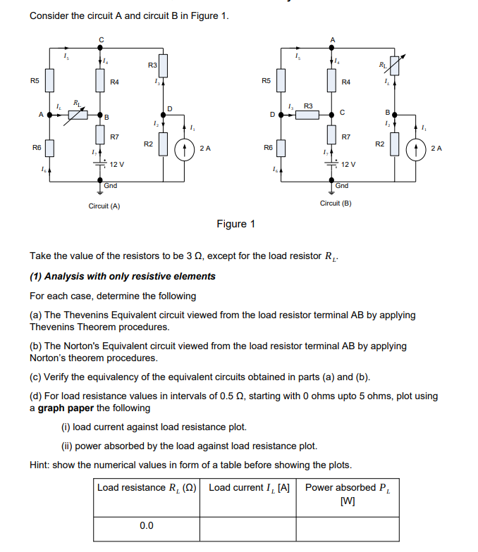 Consider the circuit A and circuit B in Figure | Chegg.com