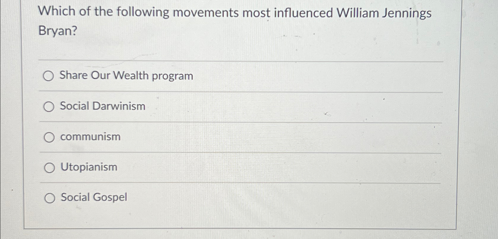 Solved Which of the following movements most influenced | Chegg.com