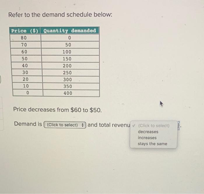 [Solved]: Options:Demand is (inelastic, unit-elastic, and el