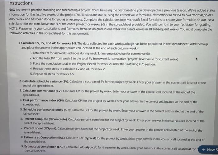 Solved Instructions Now it's time to practice statusing and | Chegg.com