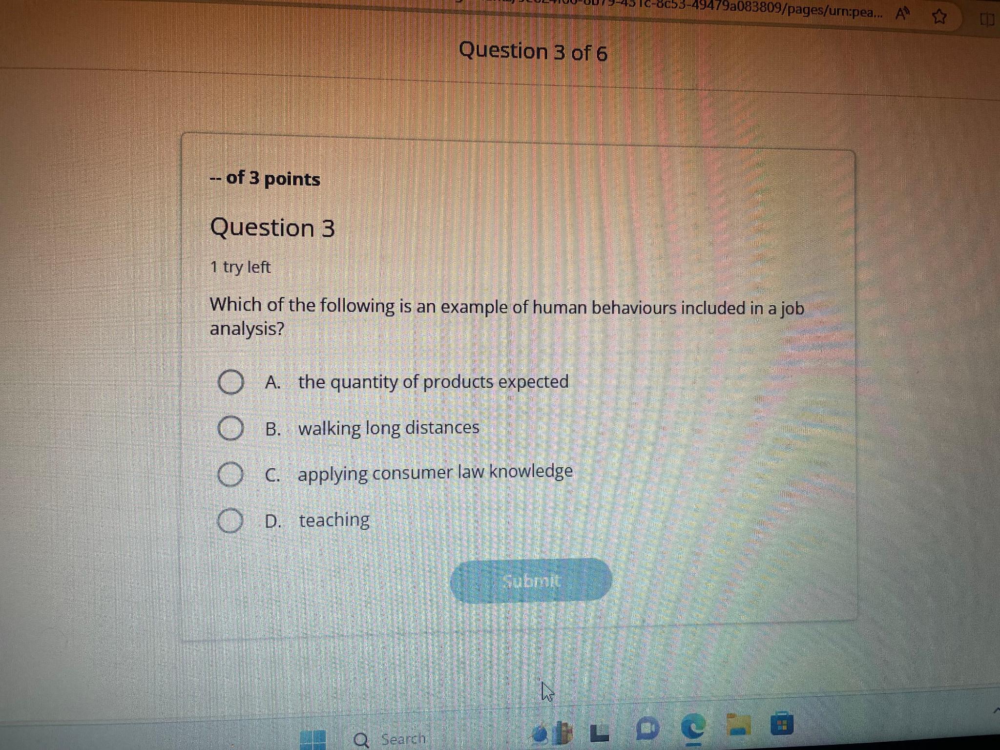 Solved Question 3 ﻿of 6of 3 ﻿pointsQuestion 31 ﻿try | Chegg.com