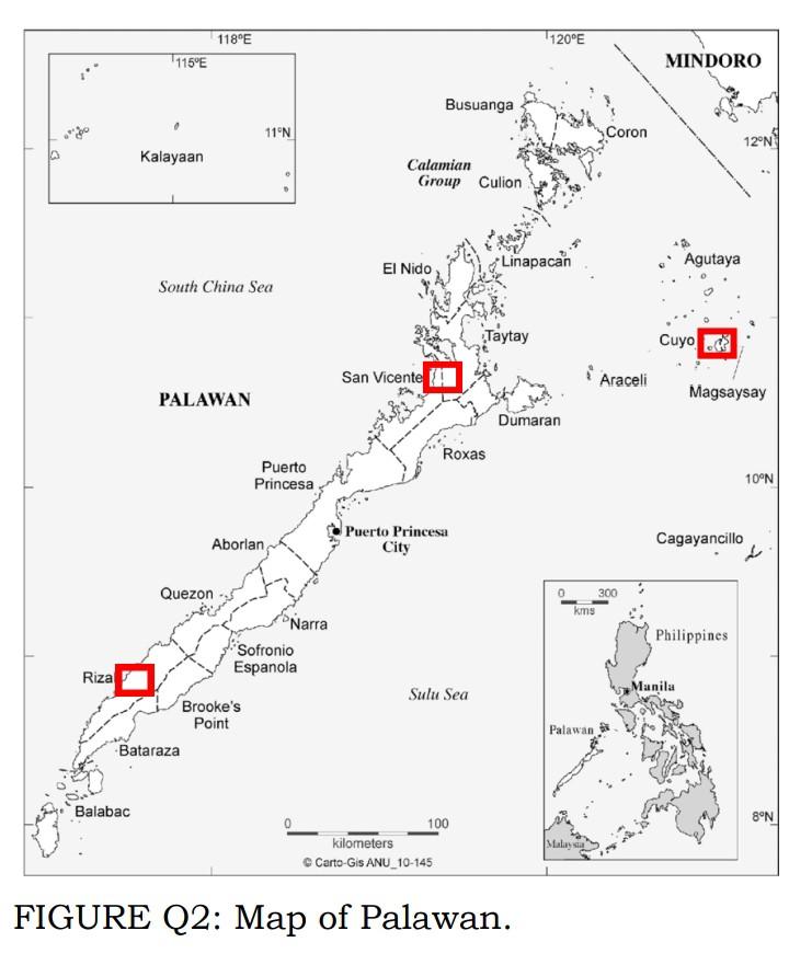 Solved The provincial government of Palawan decided to go | Chegg.com