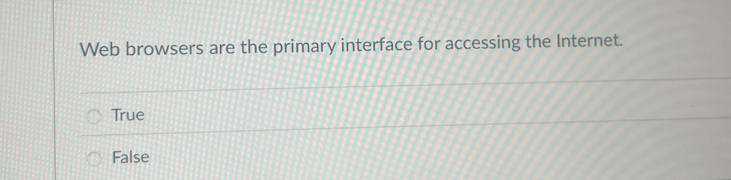 High Quality SOLUTION Web browsers are the primary interface for accessing | Chegg.com