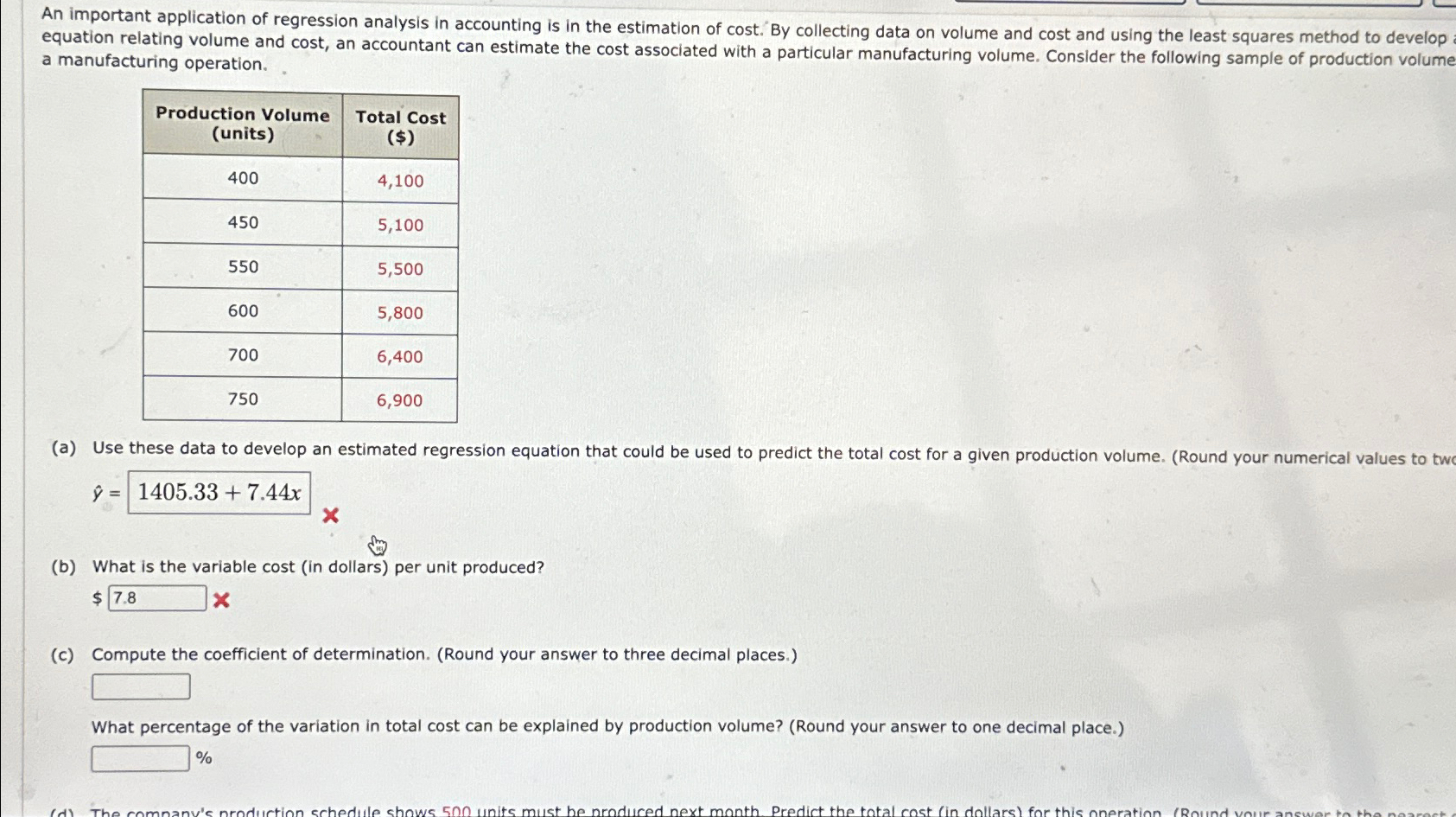 Solved An important application of regression analysis in | Chegg.com