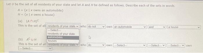 Solved Indicate which sets are disjoint to the given set. | Chegg.com