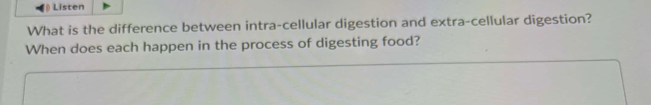 Solved What is the difference between intra-cellular | Chegg.com