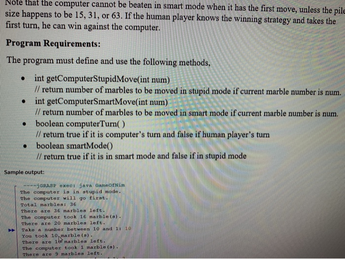 Solved The Game of Nim Problem Description: Two players | Chegg.com
