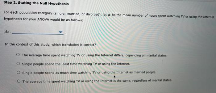 Solved Step 1. Making Assumptions and Meeting Test | Chegg.com