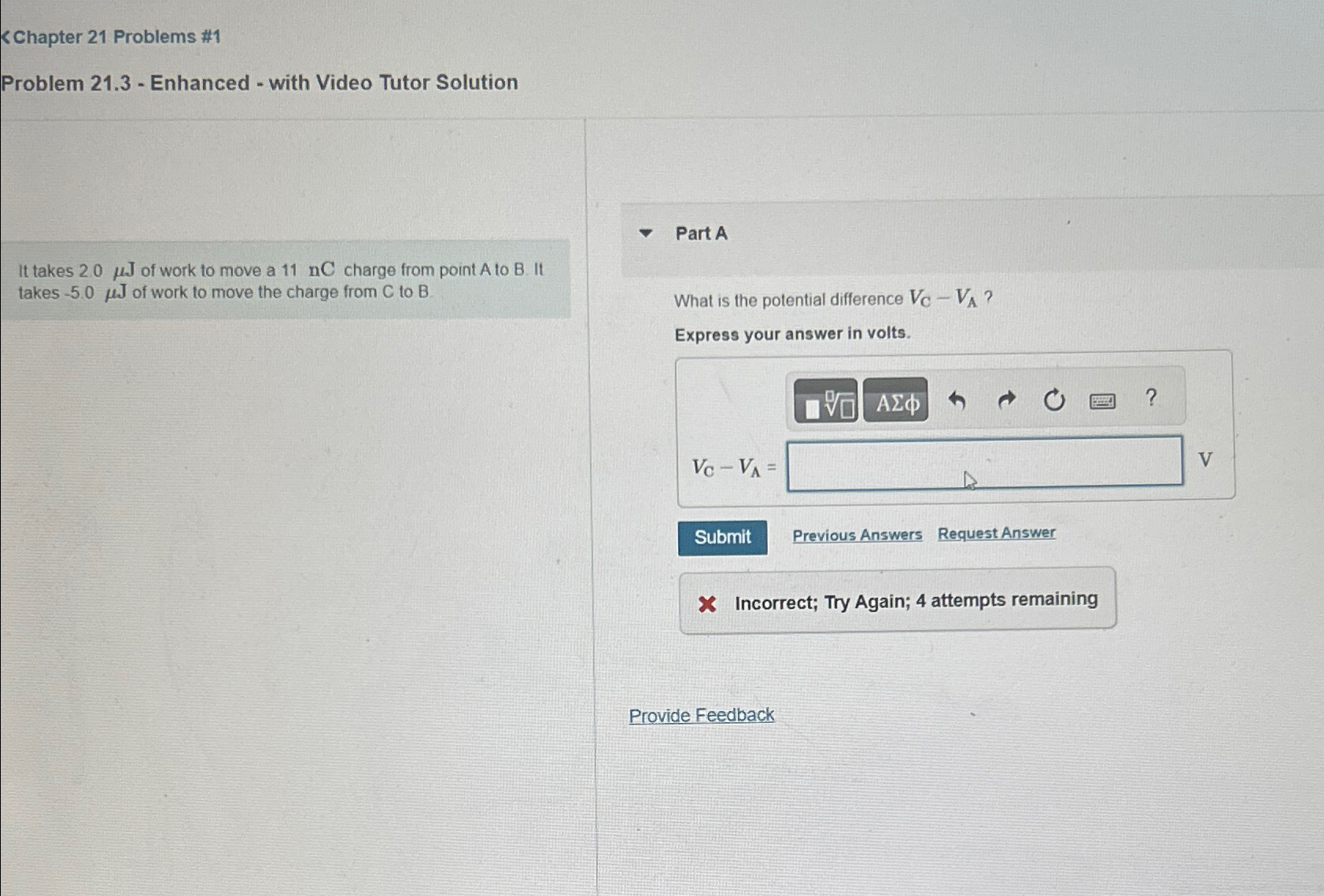 Solved KChapter 21 ﻿Problems #1Problem 21.3 - ﻿Enhanced - | Chegg.com