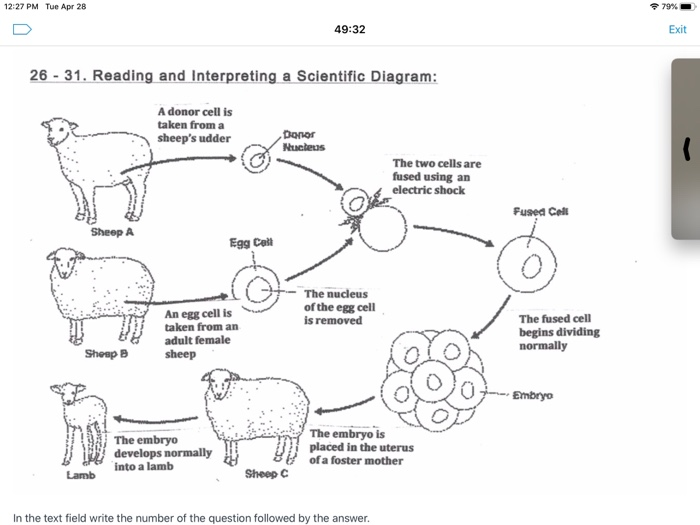 Solved 12:27 PM Tue Apr 28 79% Exit 49:32 26 - 31. Reading | Chegg.com