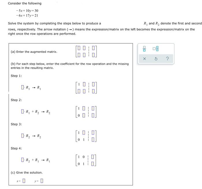 solved-consider-the-following-5x-10y-30-6x-17y-21-solve-chegg
