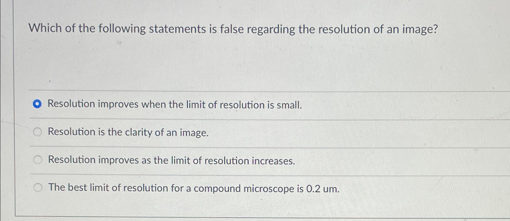 Solved Which of the following statements is false regarding | Chegg.com
