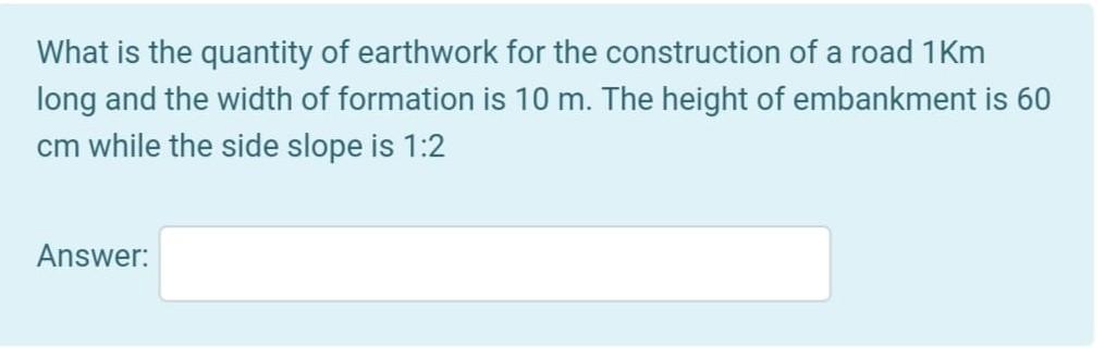 Solved The correct prismoidal formula for volume is Select | Chegg.com