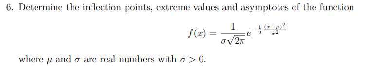 Solved Determine the inflection points, extreme values and | Chegg.com