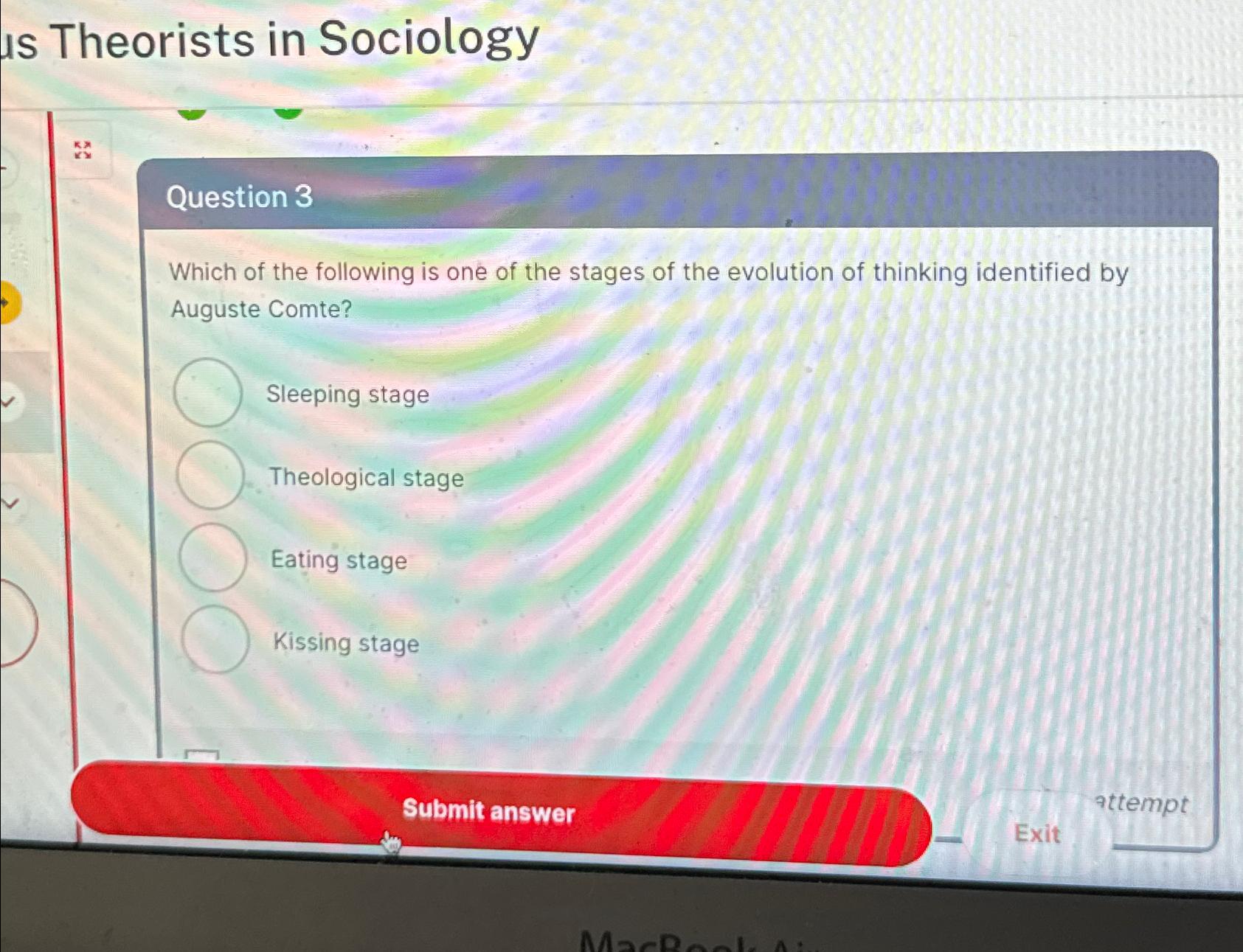 Solved us Theorists in SociologyQuestion 3Which of the | Chegg.com