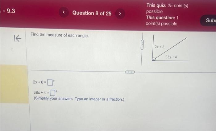 Solved This quiz: 25 point(s) possible This question: 1 | Chegg.com Solved This quiz: 25 point(s) possible This question: 1 | Chegg.com