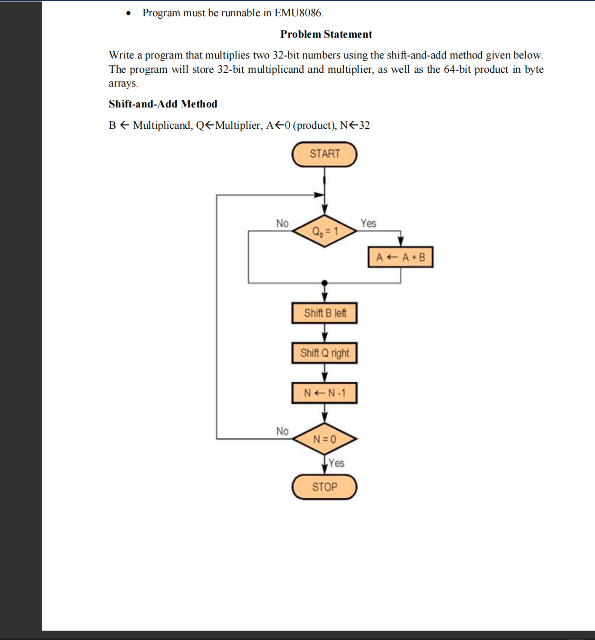 Solved The program will store 32-bit multiplicand and | Chegg.com