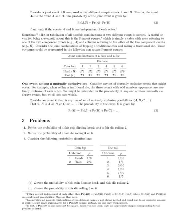 Solved The concept of probability is notoriously difficult, | Chegg.com