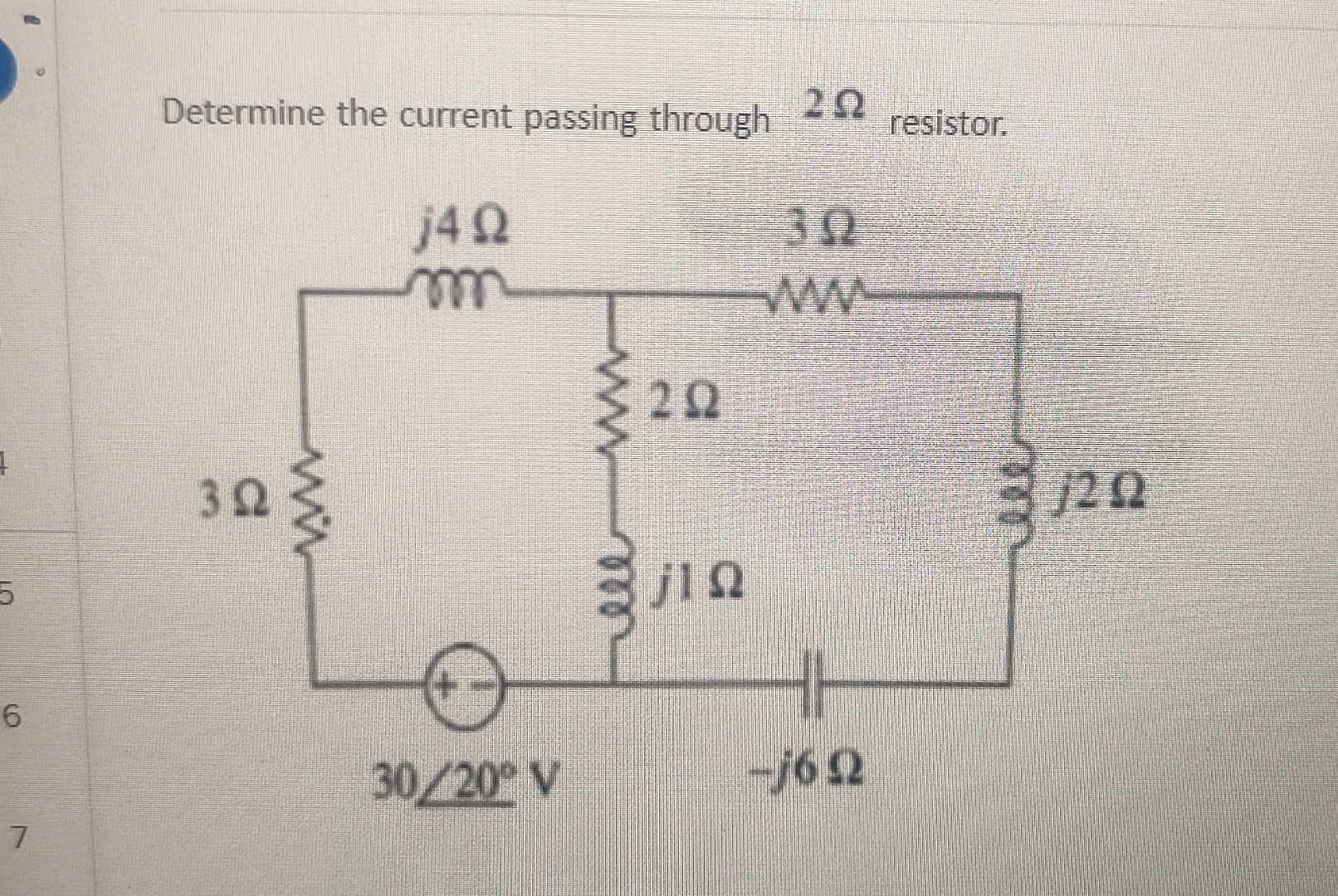 Solved Determine the current passing through2Ω ﻿resistor. | Chegg.com
