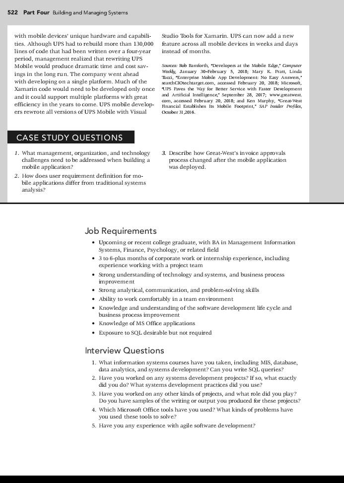 Solved INTERACTIVE SESSION TECHNOLOGY Systems Development is | Chegg.com