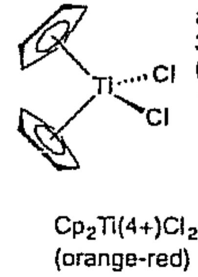 Solved Cp2Tl(4+)Cl2 (orange-red)[CO2T(3+)]2(11−Cl)2 (green) | Chegg.com